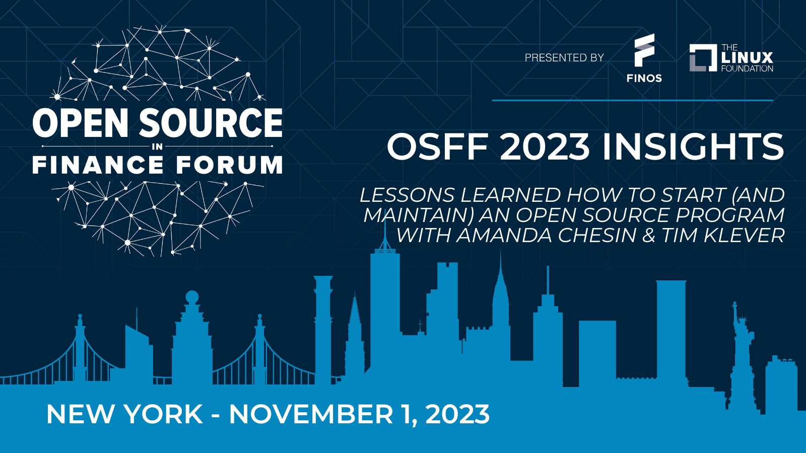OSFF Insights: Lessons Learned How to Start (and Maintain) an Open Source Program with Amanda ...